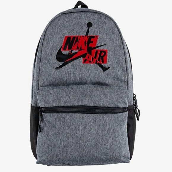 Nike | Bags | Nike Air Jordan Jumpman Classics Backpack Graygym Red ...